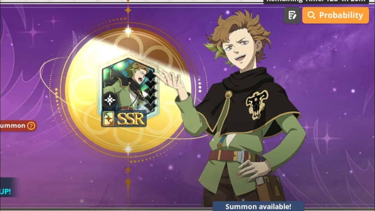 Black Clover M Global: Gas Gacha Finral Spatial Mage 1x Putaran Aja (No ...