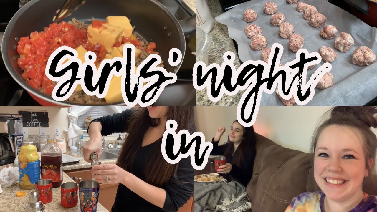 GIRLS' NIGHT IN | RECIPE IDEAS | COOK WITH US - YouTube
