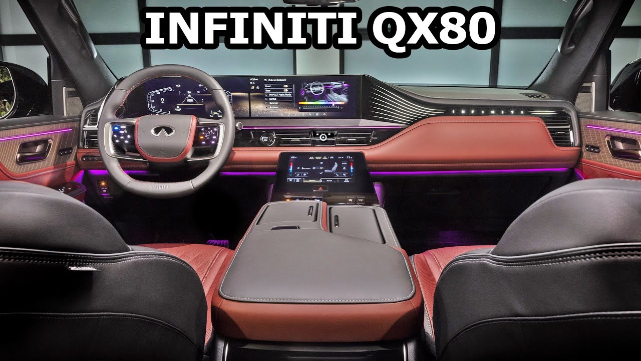 INFINITI QX80 AUTOGRAPH - Interior details - YouTube