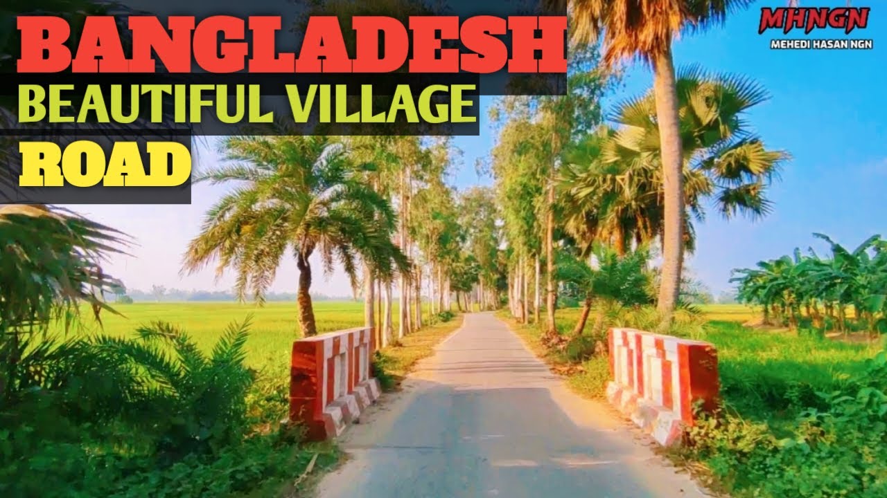 Bangladeshi Village | Beautiful Village Road | Raikali To Gopinathpur ...