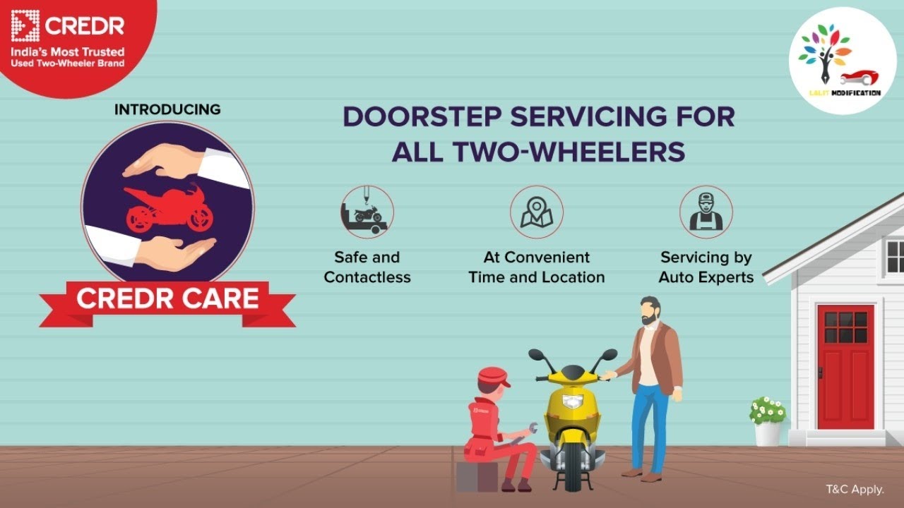 DOORSTEP SERVICING FOR ALL TWO-WHEELER - YouTube