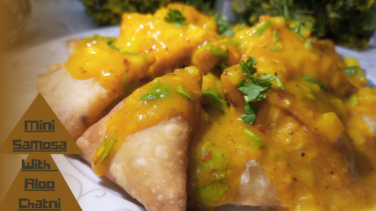 Mini Samosa With Aloo Chatni || Karachi Famous Street food || Ramadan ...
