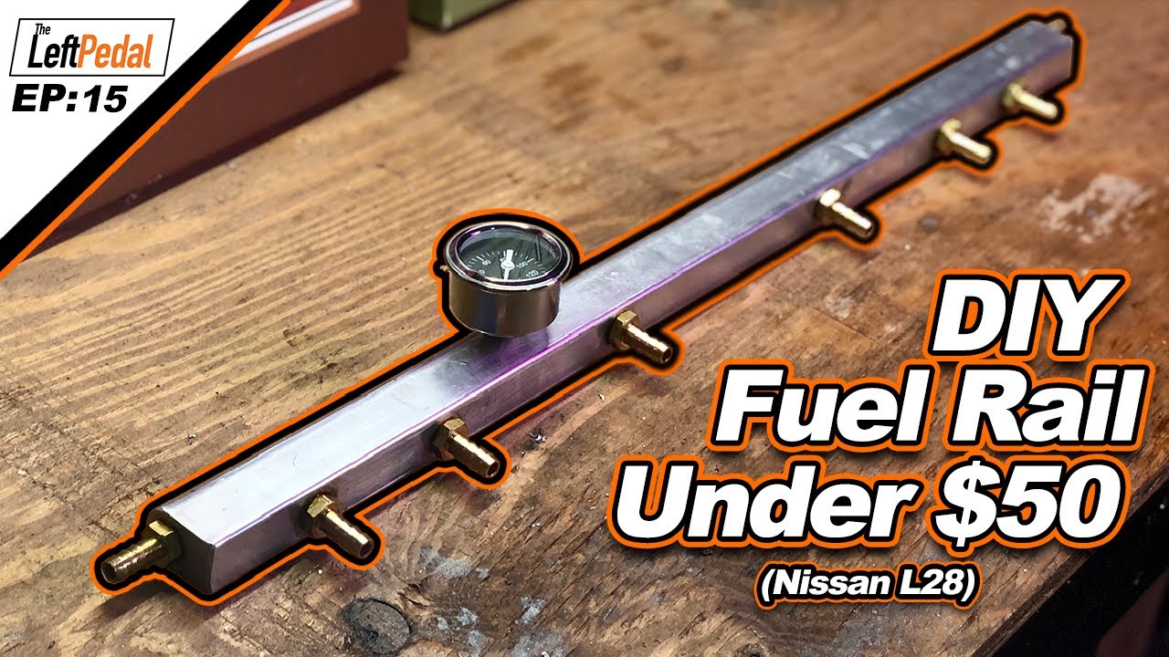 DIY Custom Fuel Rail Build | Datsun L28 Engine - YouTube