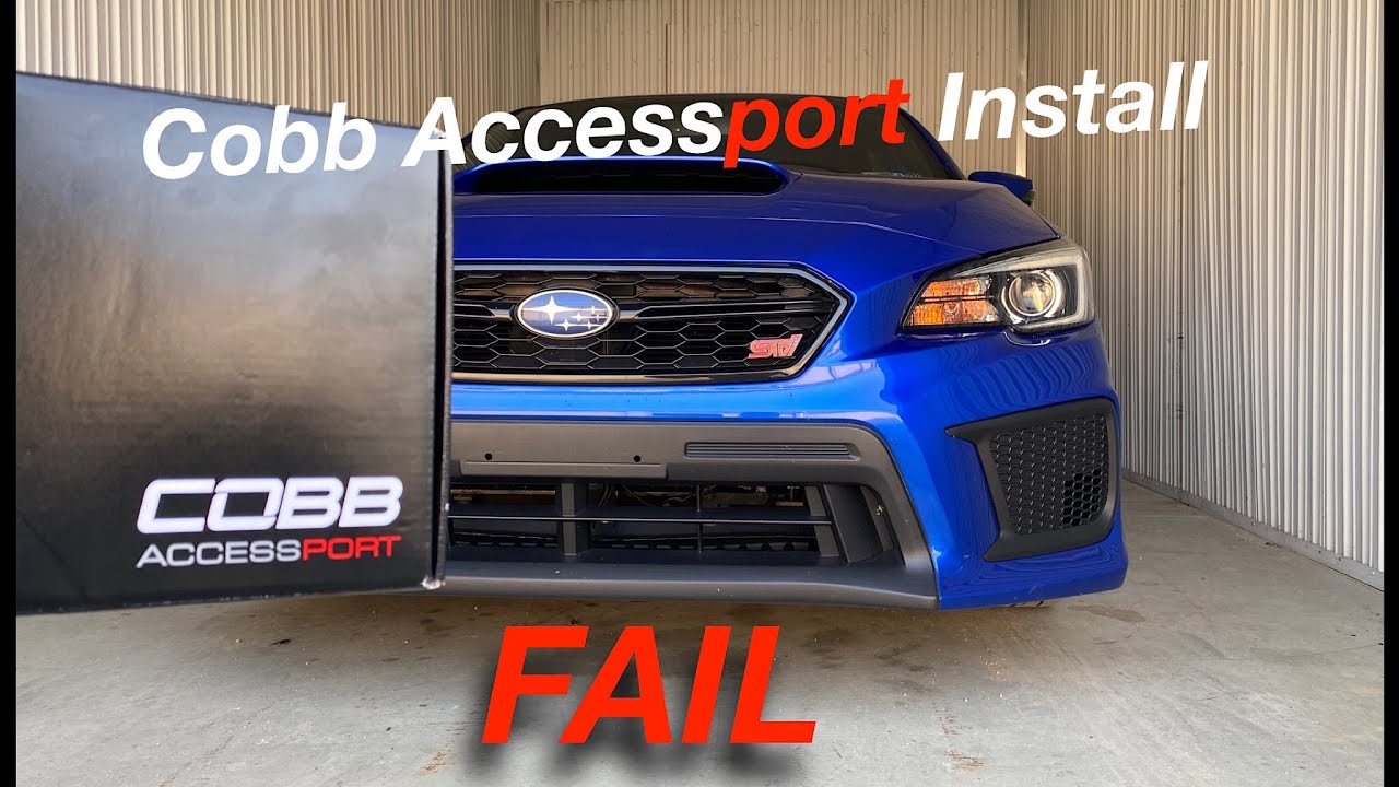 2018 Subaru WRX STI Cobb Accessport Install...DIDNT GO AS PLANNED - YouTube