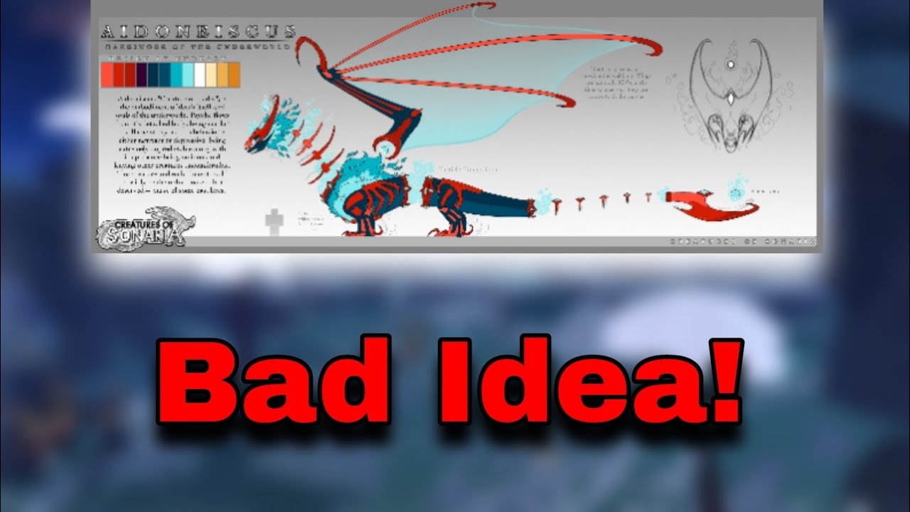 Aidoneiscus Species is a Waste of Time | Creatures of Sonaria | # ...