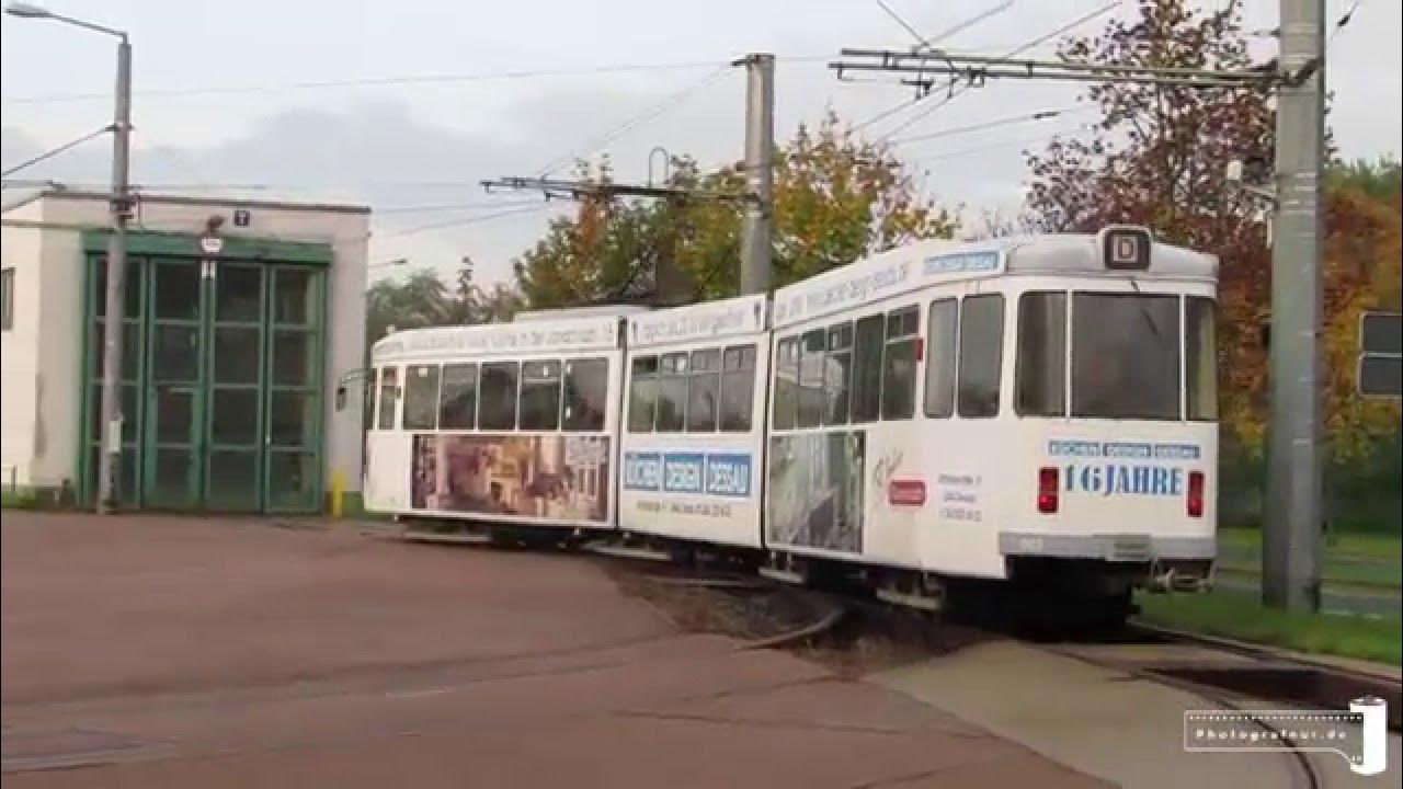 Dessauer Verkehrs GmbH, GT8 Nr. 003, Bj. 1963 DüWAG Düsseldorf - YouTube