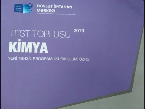 Kimya I hissə test toplusu || Kimyanın ilk anlayışları || Kimyəvi formullar üzrə hesablamalar. 31-76