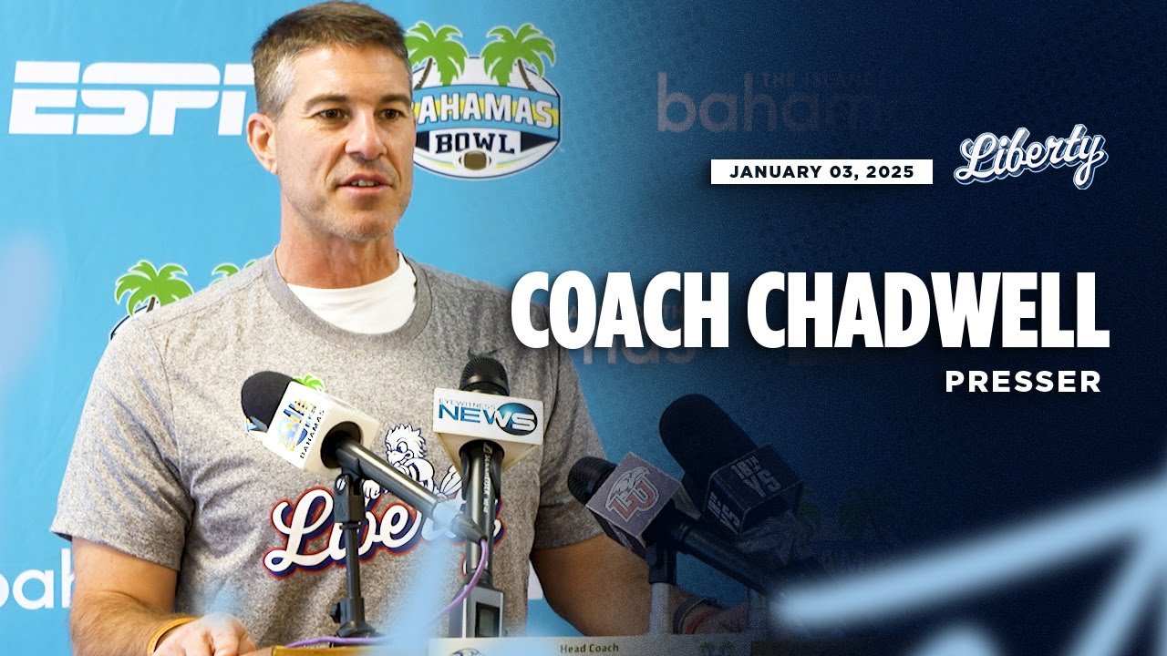 Coach Chadwell Talks About The Bahamas Bowl - YouTube