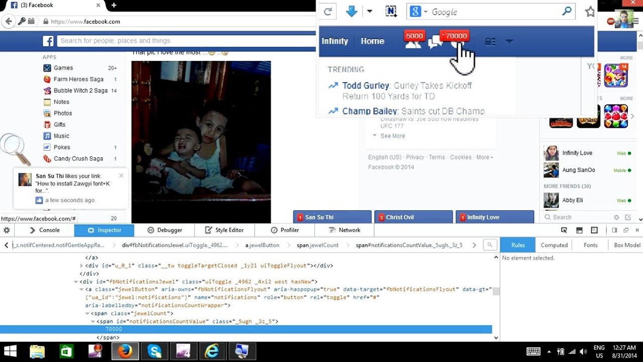 (Facebook Trick)How to do alot of friends request, messages, and ...