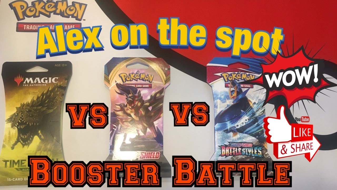 MTG VS Pokemon BOOSTER BATTLE! - YouTube