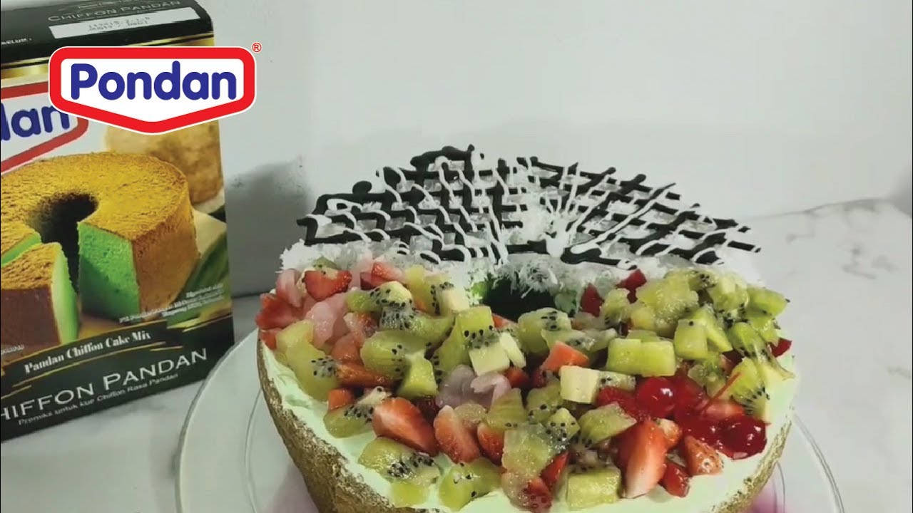 Pondan Pandan Chiffon Cake Mix - YouTube