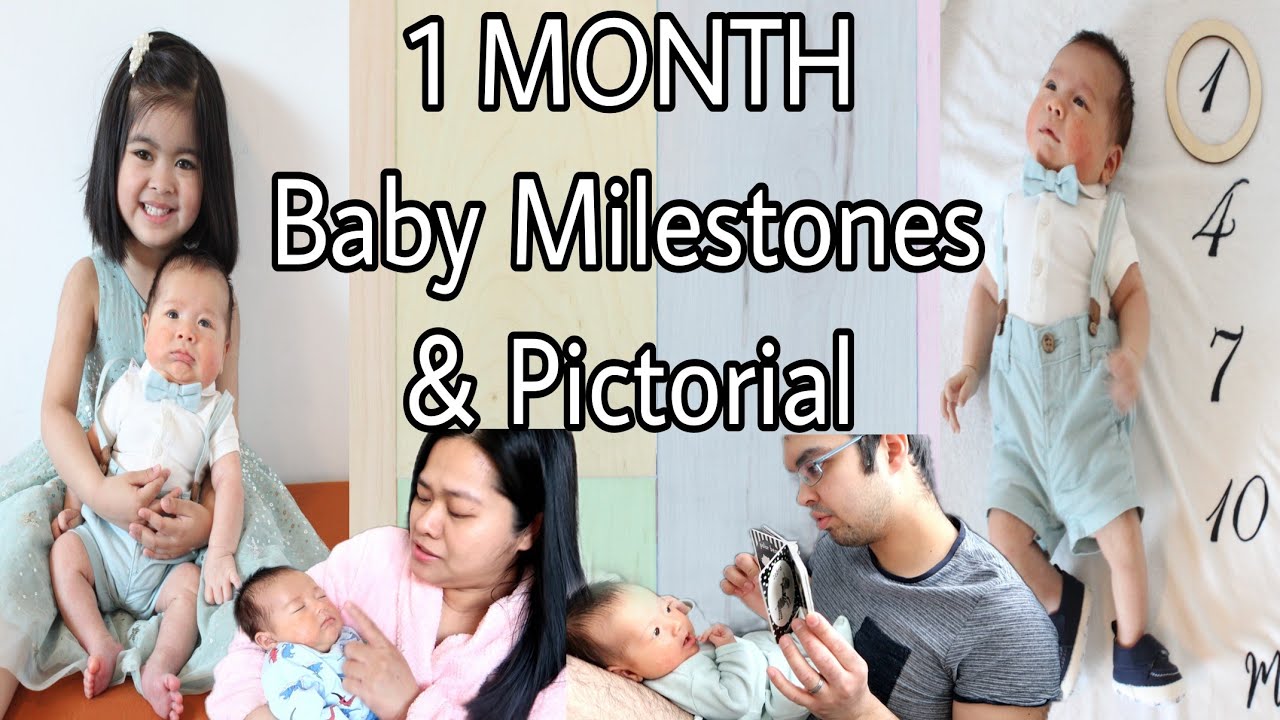 BABY KEN'S DEVELOPMENTAL MILESTONES UPDATE! + 1ST MONTH PICTORIAL🥰 ...