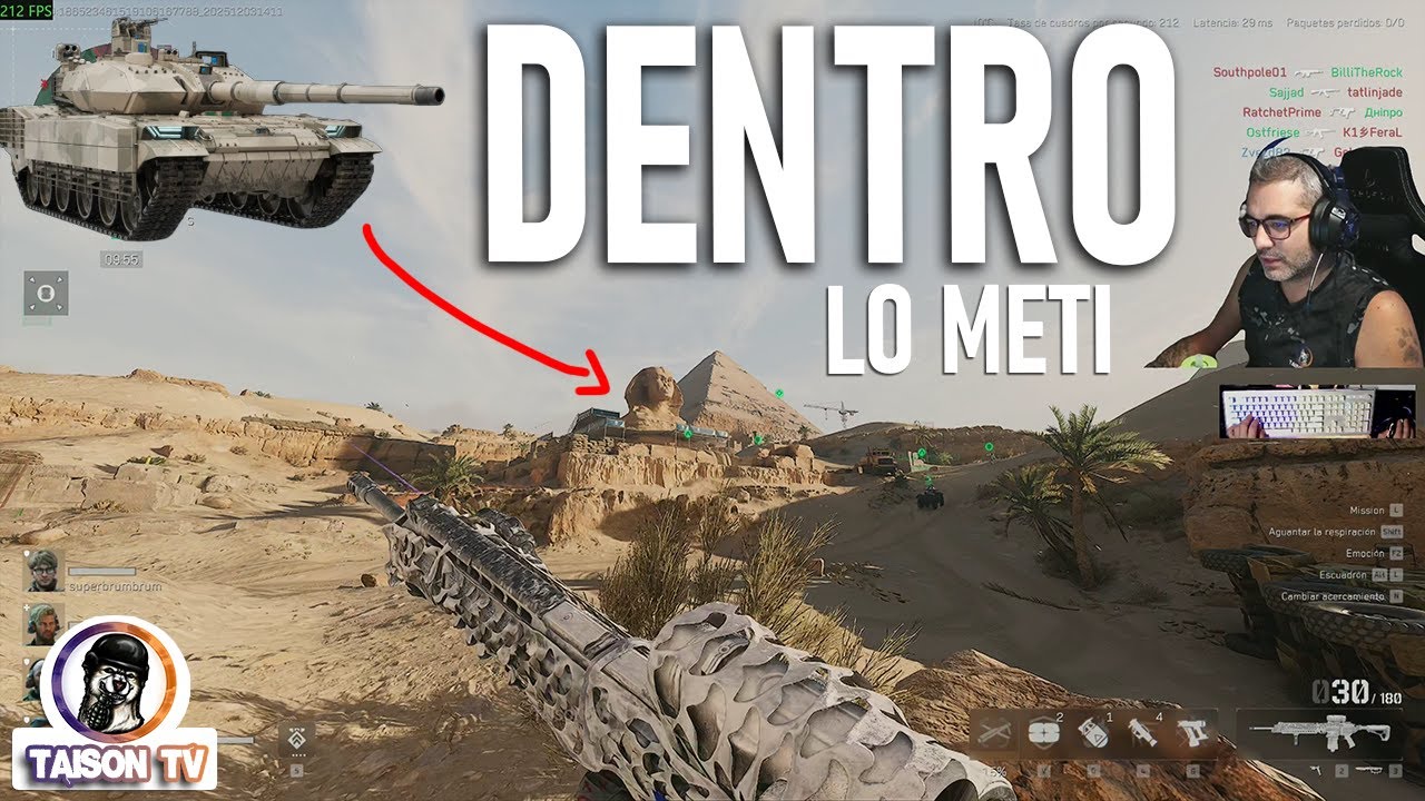 Metí un tanque Dentro de la Gran Piramide en Delta Force - YouTube