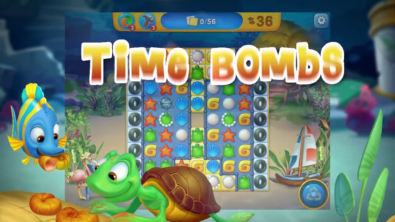 Fishdom - Time Bombs - YouTube