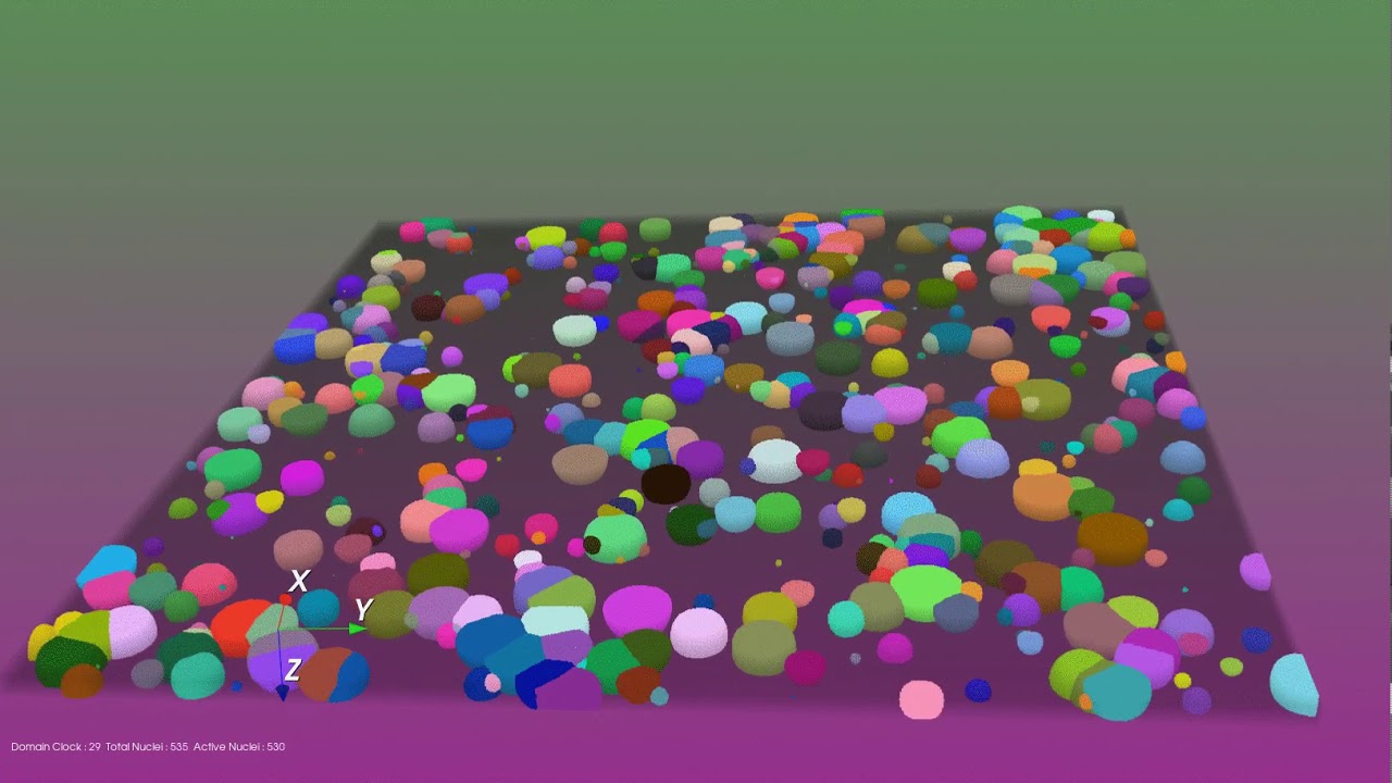 Continuous Nucleation and Growth - YouTube