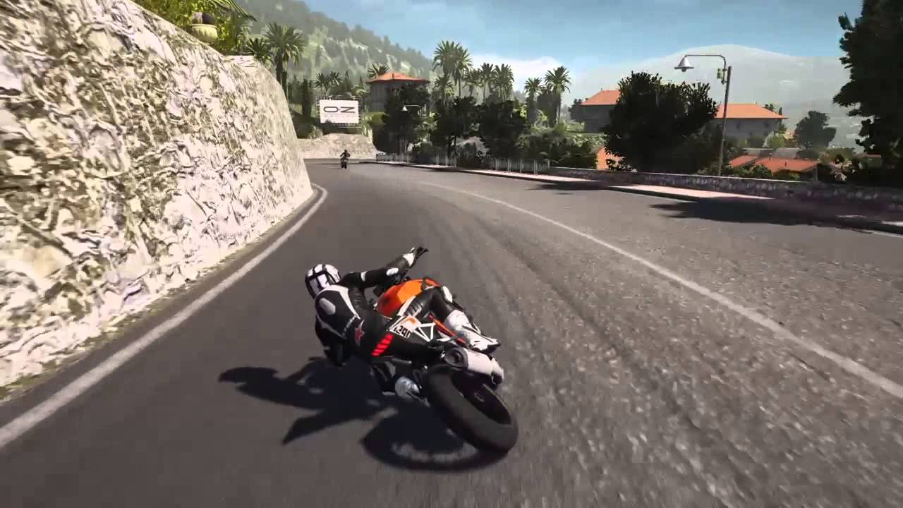 RIDE PS4 gameplay french riviera super duke 1290R full simu - YouTube