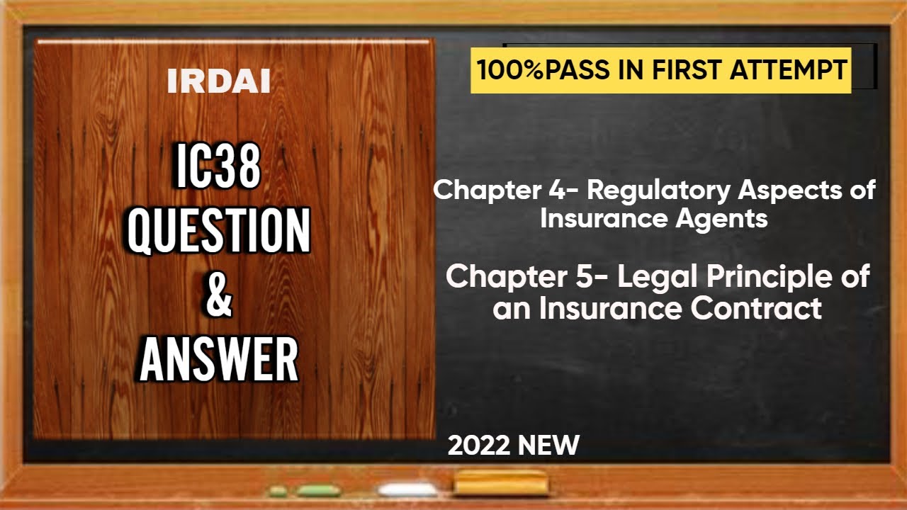HOW TO PASS IC38 EXAM IN FIRST ATTEMPT | TOP QUESTIONS IN CHAPTER 4&5 ...