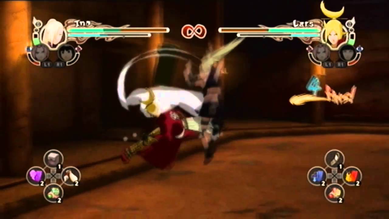 Naruto Ultimate Ninja Storm 2 - Lars vs Ino (PS3) - YouTube