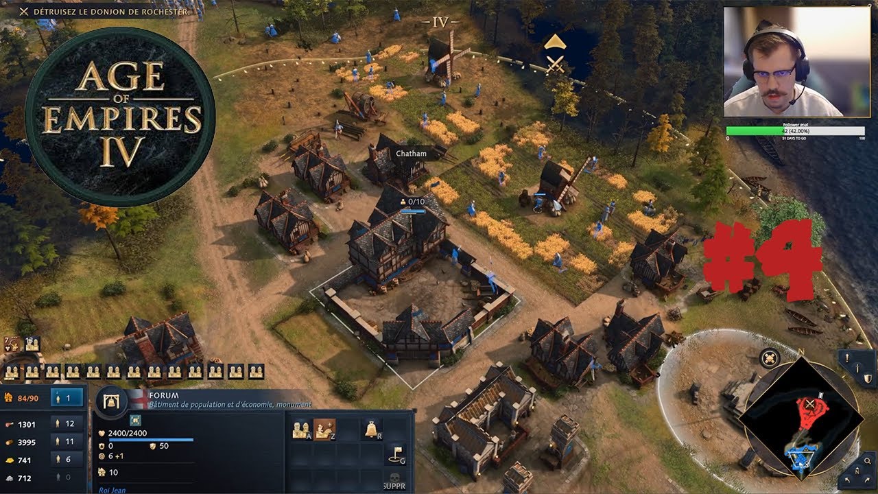 AGE OF EMPIRES IV#4 A nous des les assiéger - YouTube