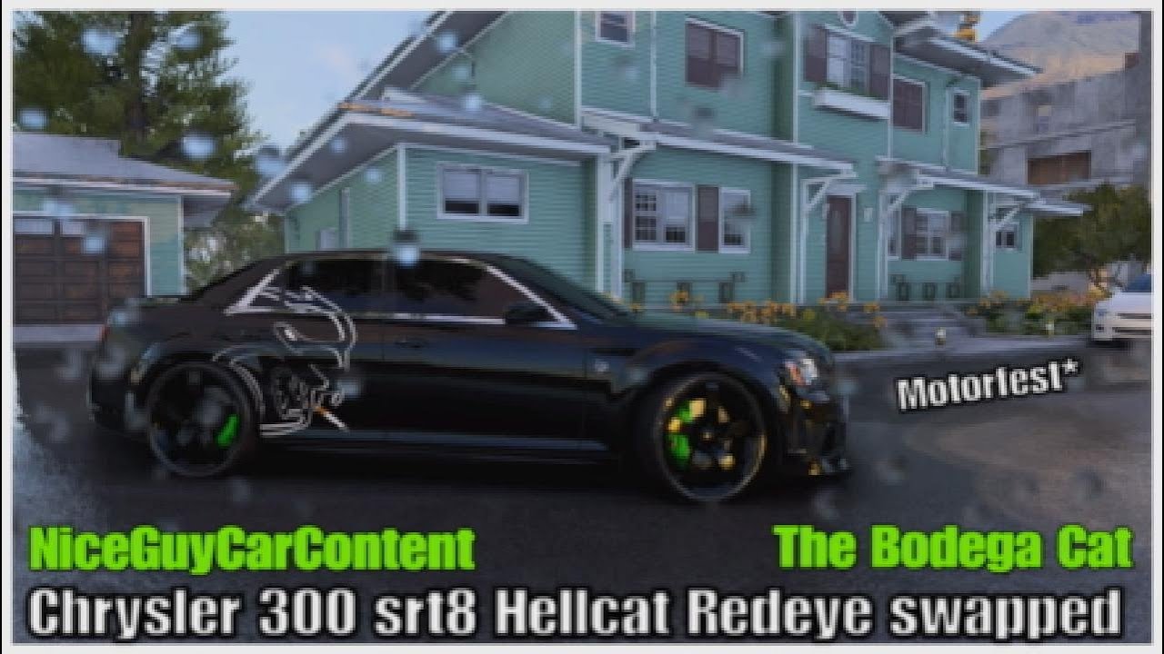 New wrap 300 srt8 hellcat Redeye swapped (the Bodega Cat )😂 # ...