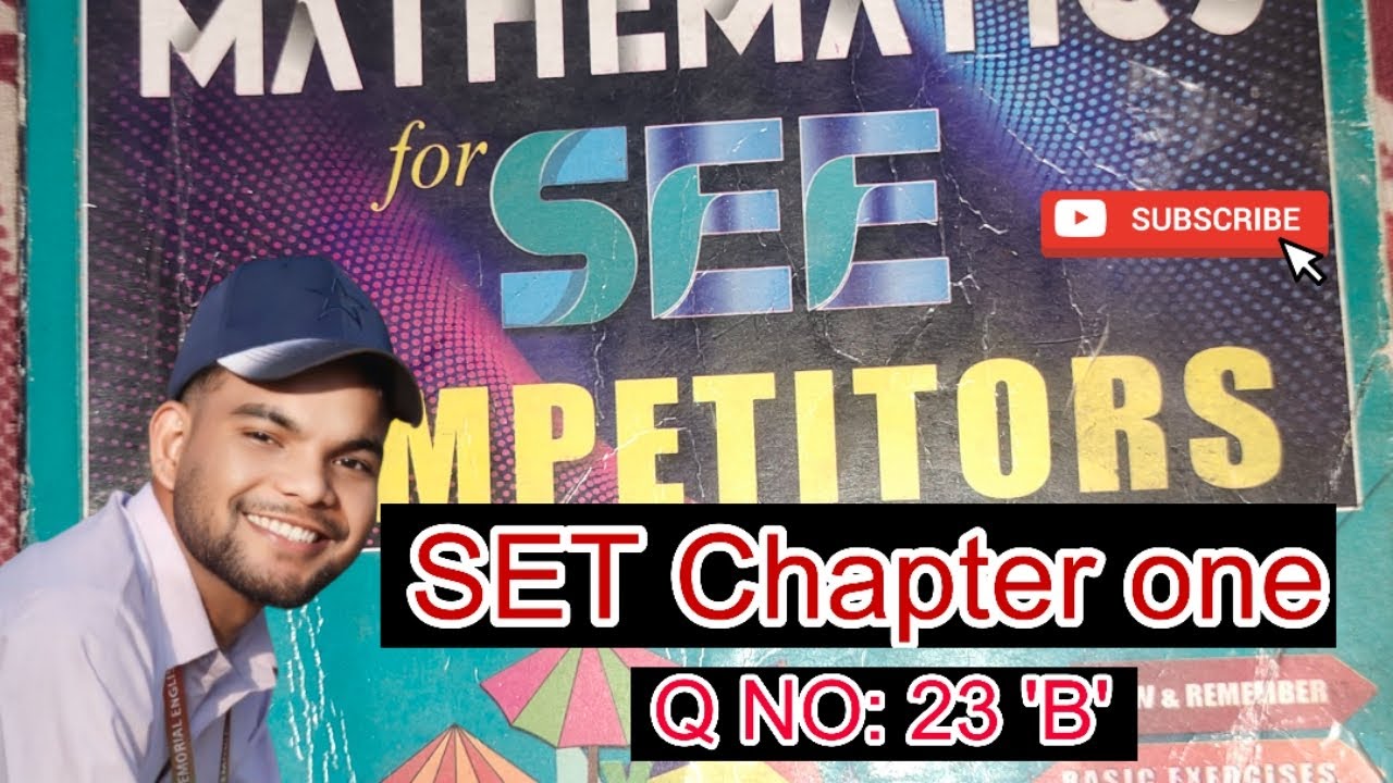 Chapter SET SEE mathematics practice book DR simkhada #youtubenepal # ...