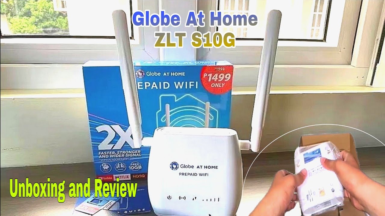 Globe At Home ZLT S10G Prepaid WiFi Unboxing and Review From Shopee ...
