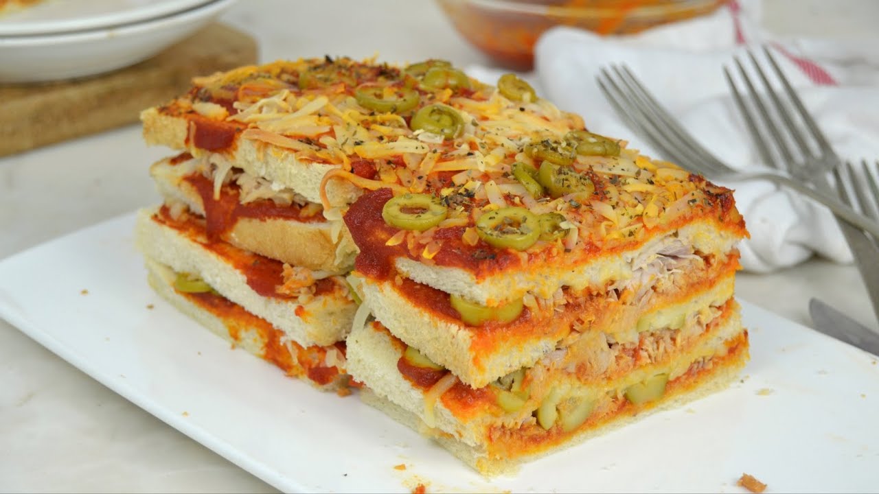Pastel De Atún Con Pan De Molde Al Horno ¡fácil Y Delicioso Youtube