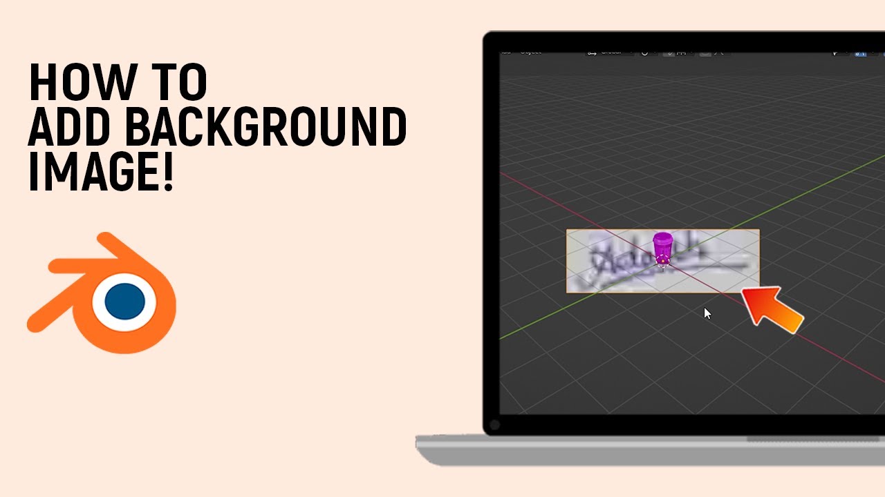 How to Add a Background Image in Blender Workspace [easy] - YouTube
