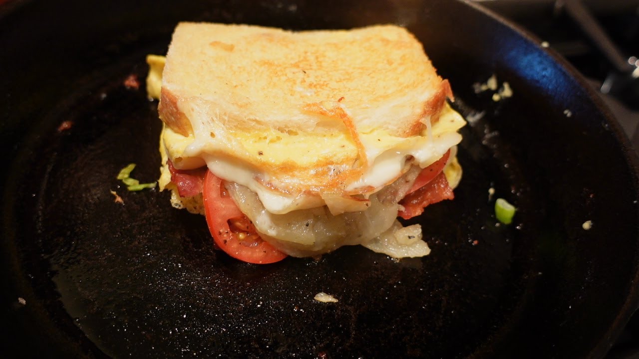 Tik Tok Breakfast Sandwich Hack- My Take On It, Better Late Than Never ...