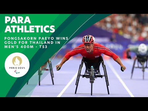Gold For Paeyo In Men's 400m T53 🇹🇭 | Paralympic Games