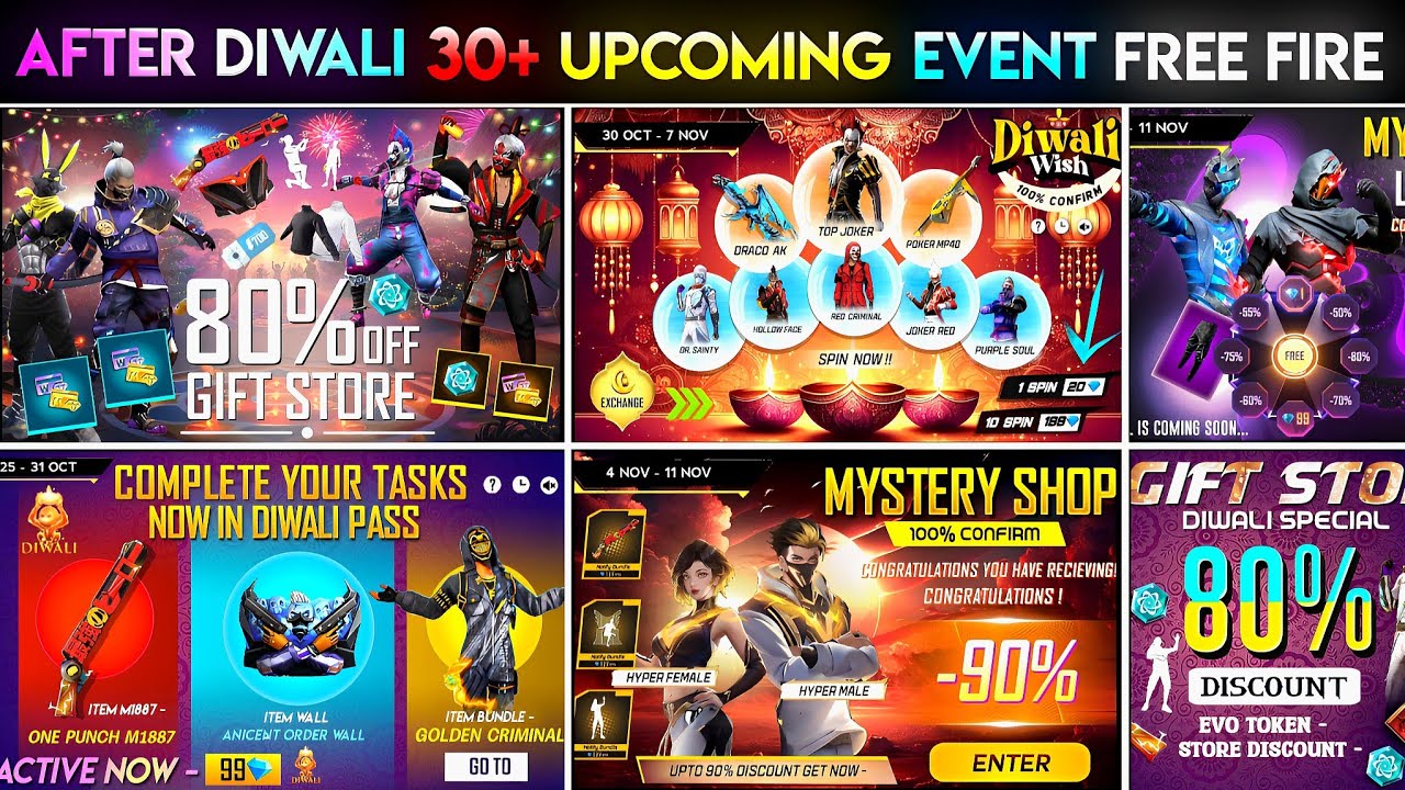 Upcoming Events in Free Fire 🤯🥳| Free Fire New Event | Ff New Event ...