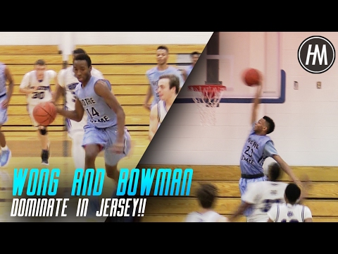 Isaiah Wong & Cartier Bowman TAKE OVER!! Notre Dame (NJ) game ...