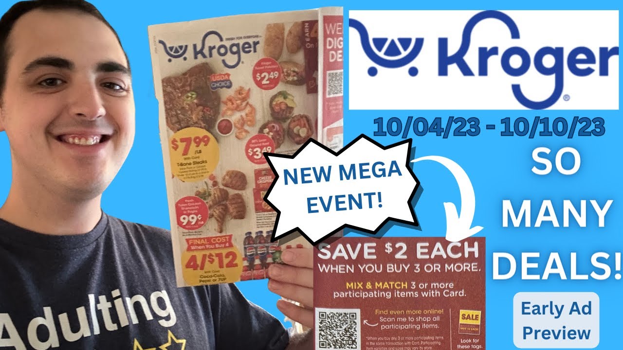 *NEW KROGER MEGA EVENT!* ~ SO MANY HOT DEALS! ~ KROGER EARLY AD PREVIEW ...