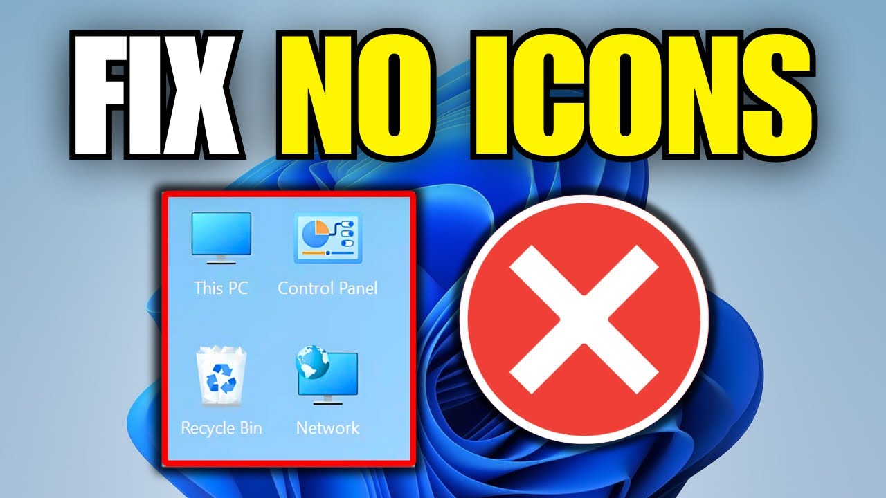 How To Fix No Icons on Desktop in Windows 11 - YouTube