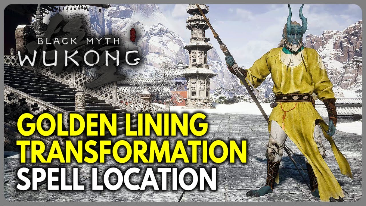 How to get Golden Lining Transformation Spell - Chapter 4 | Black Myth ...