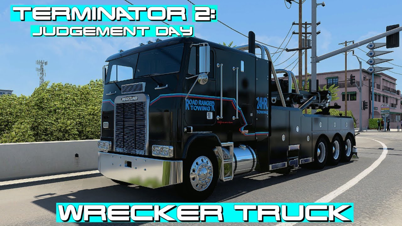 Terminator 2 Wrecker Truck (First Chase): American Truck Simulator ...