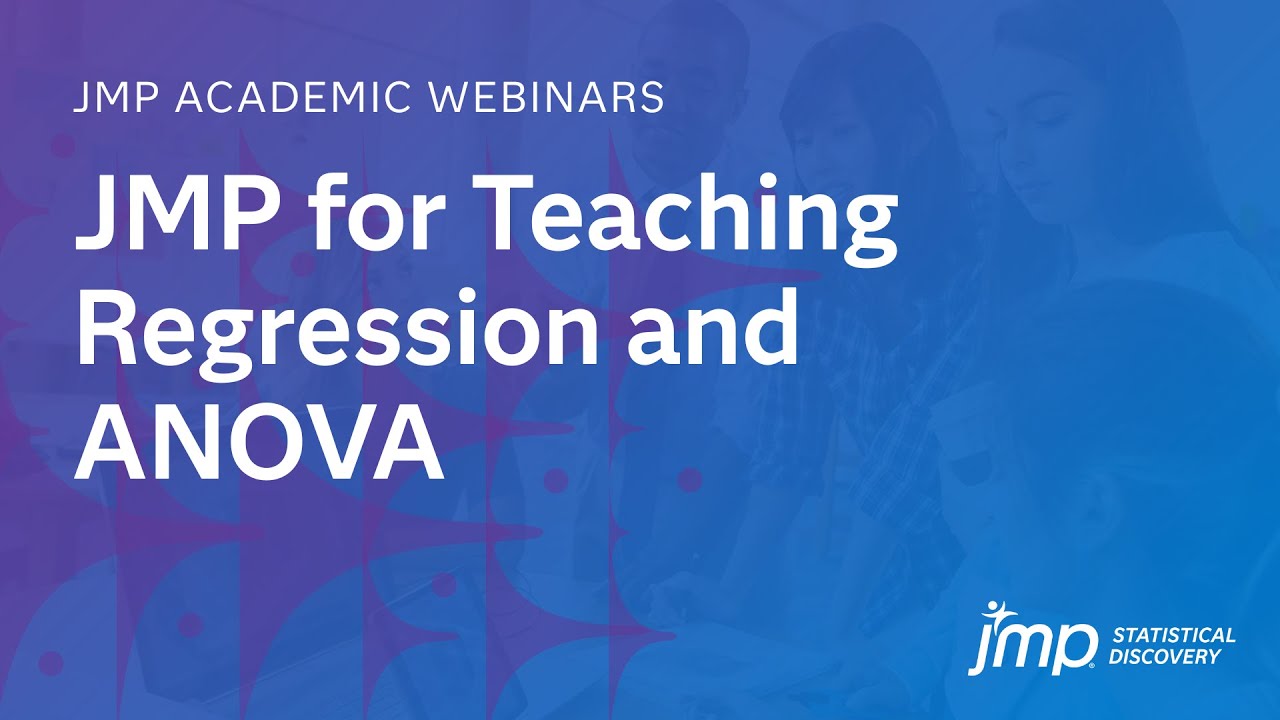 JMP for Teaching Regression and ANOVA - YouTube