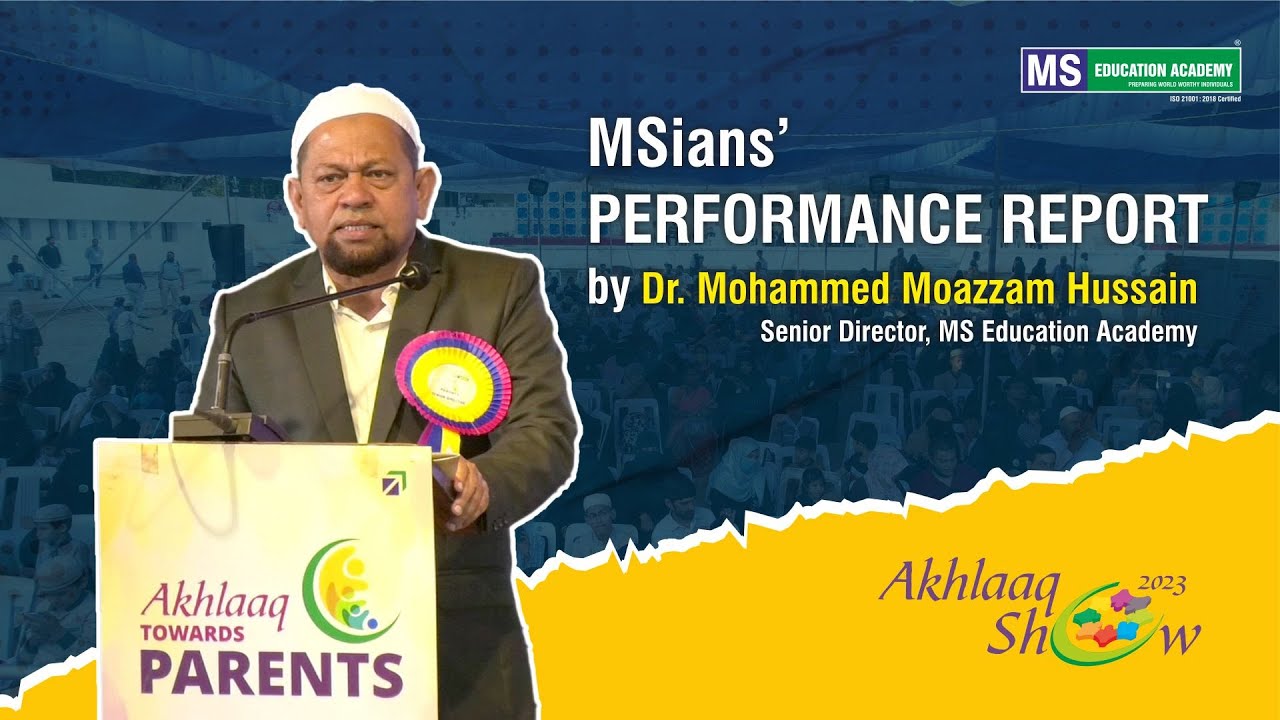 MSians Performance Report by Dr. Mohammed Moazzam Hussain | MS ...