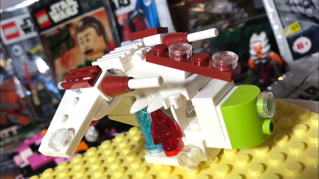 LEGO Star Wars Republic Gunship Mini Prototype Carrier - YouTube