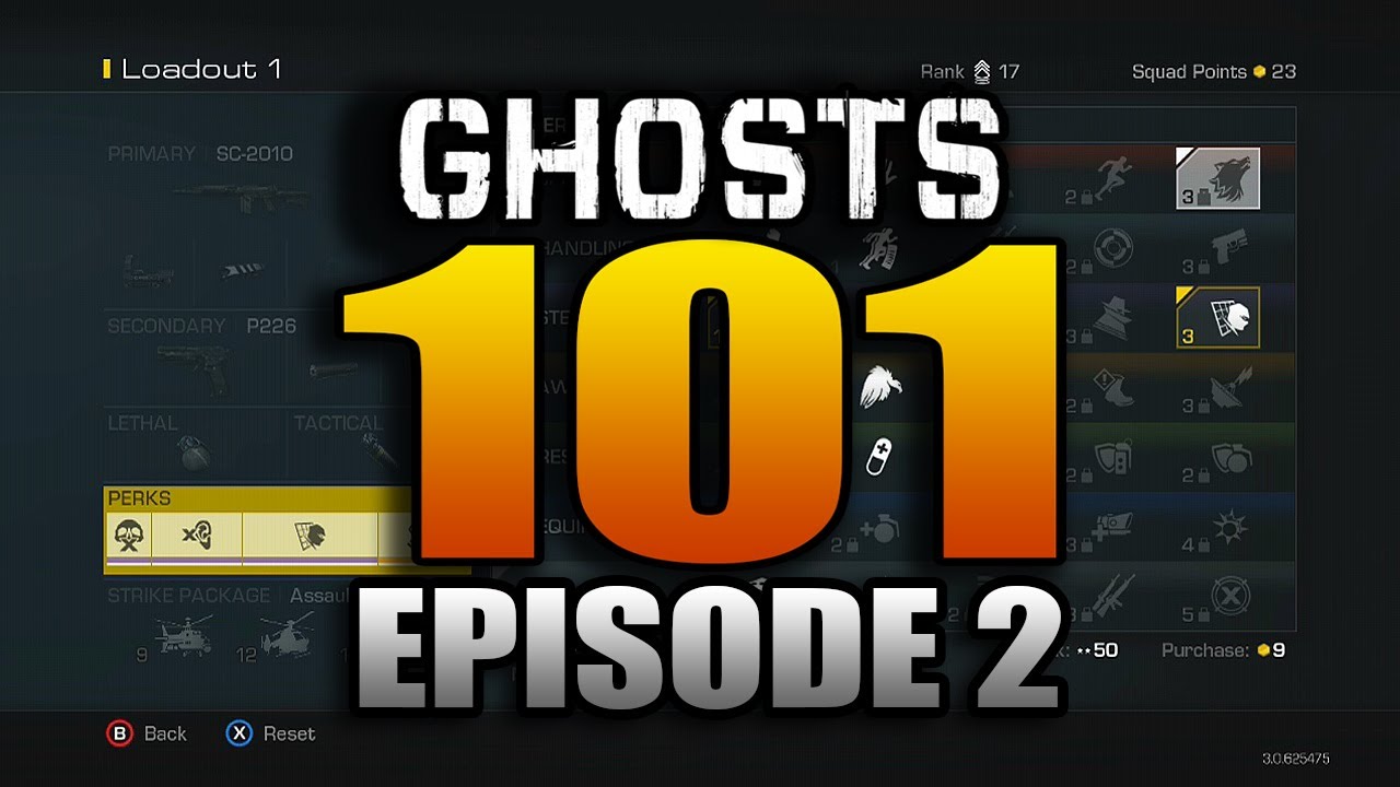 Ghosts 101 Episode 2: Best Perk! Must Have for Launch Day (Call of Duty ...