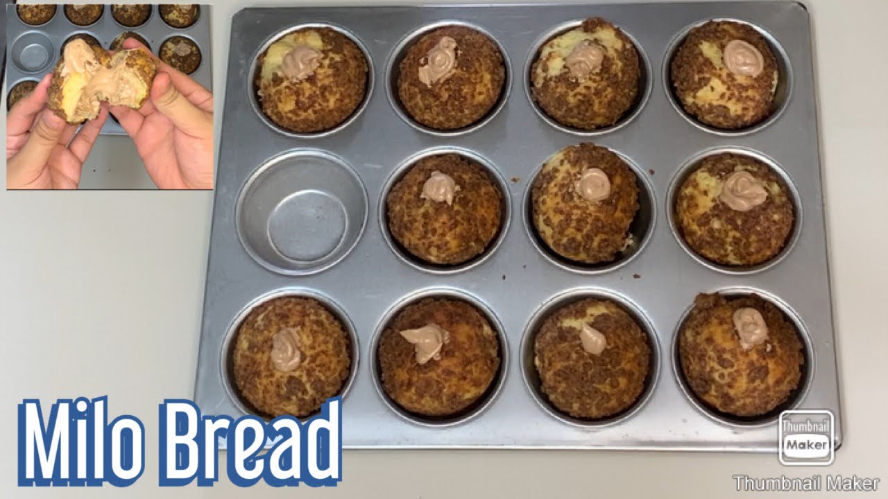 How to make choco bread | Milo bread | chocolate bread - YouTube