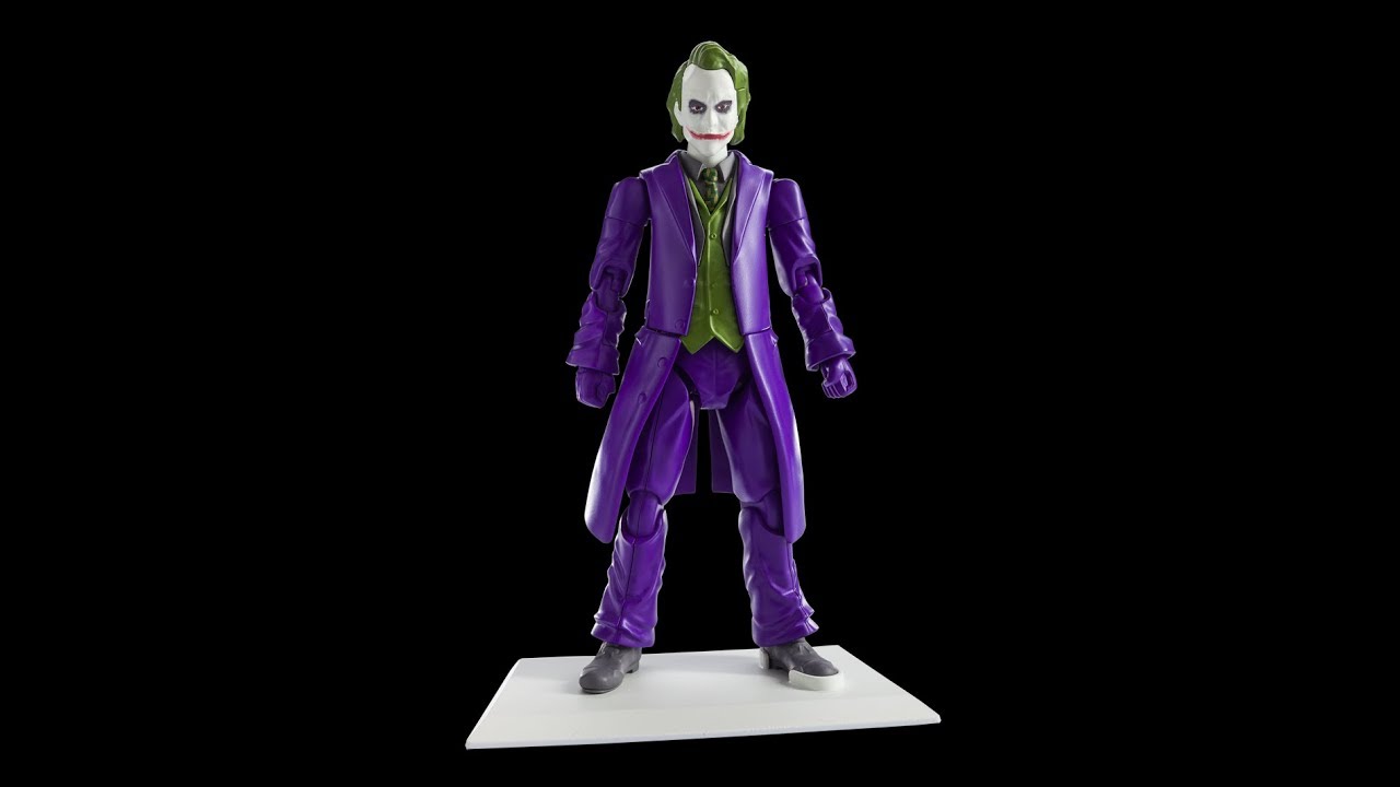 Sprukits The Dark Knight The Joker model kit figure review - YouTube