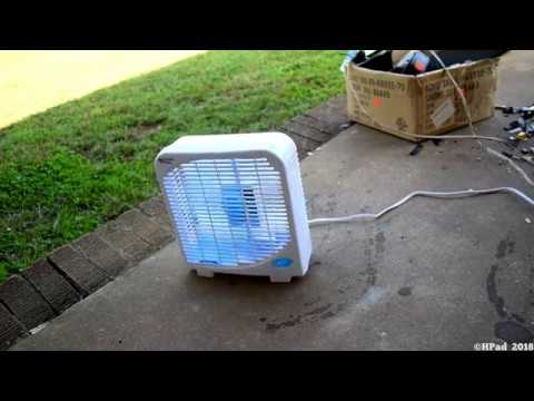 Comfort Zone Box Fan Destruction - YouTube