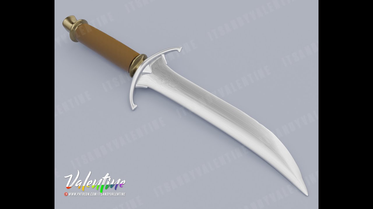 Sussur Dagger - Baldur's Gate 3 | 3D Printable Prop by Andy Valentine ...