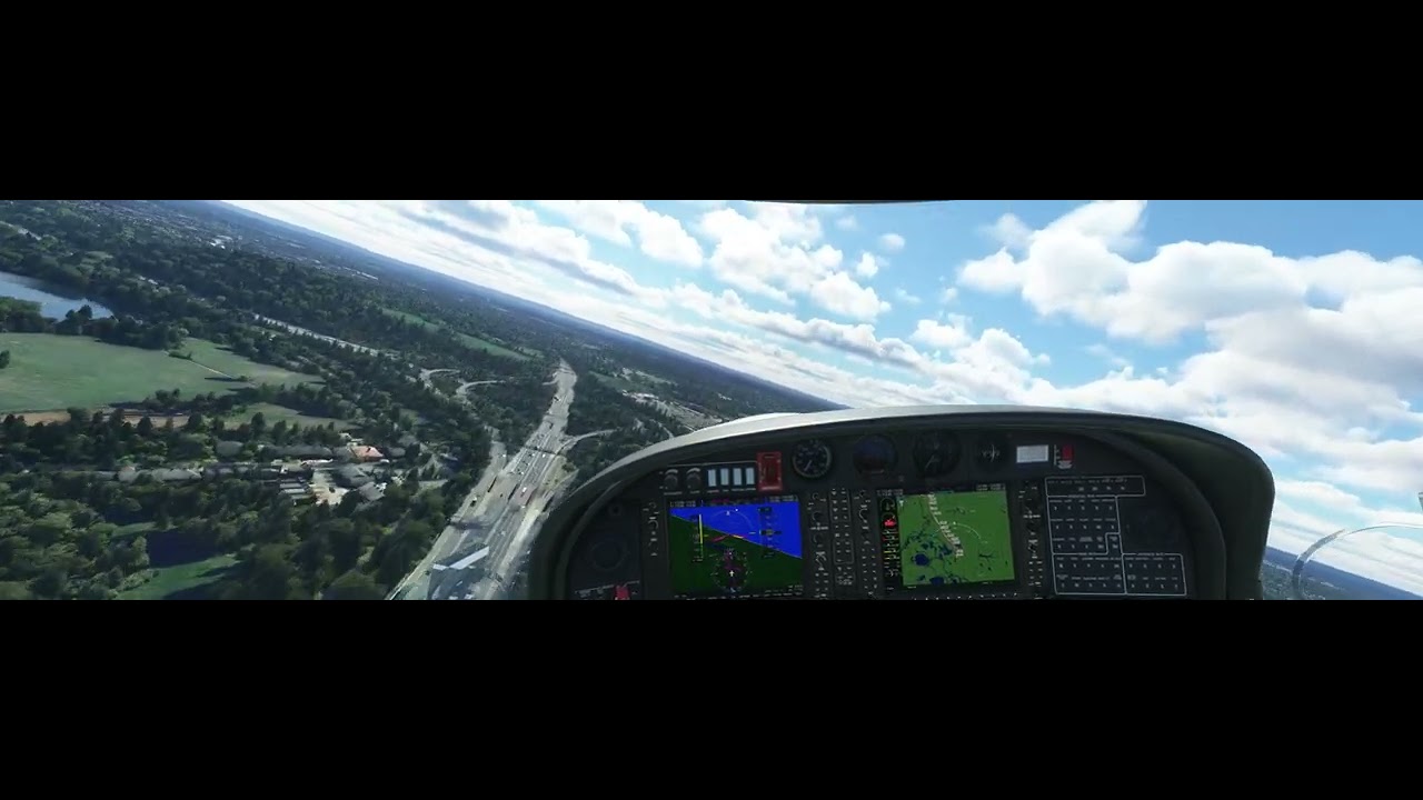 FS2020 Lap of the M25 in DQHD Ultra Wide with Ultra Settings - YouTube