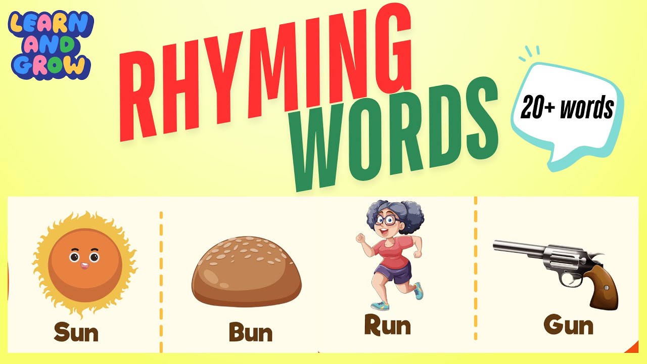 Rhyming Words🎶| Fun Learning for Kids| TinyBee Educational Video🐝 # ...
