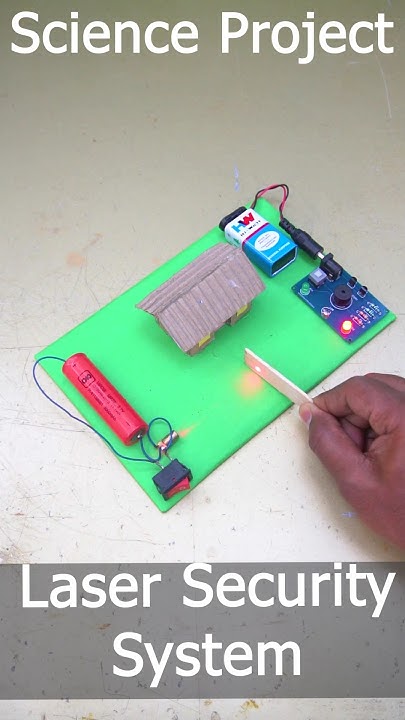 Inspire Award Project Laser Security Alarm | Science Exhibition Project ...