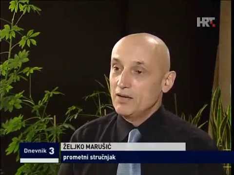 dr. Željko Marušić - HTV1 Dnevnik - Jadransko-jonska autocesta - 24.8.2014.