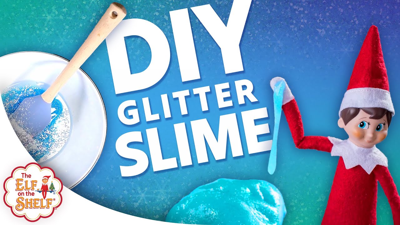 How to Make North Pole Glitter Slime - YouTube