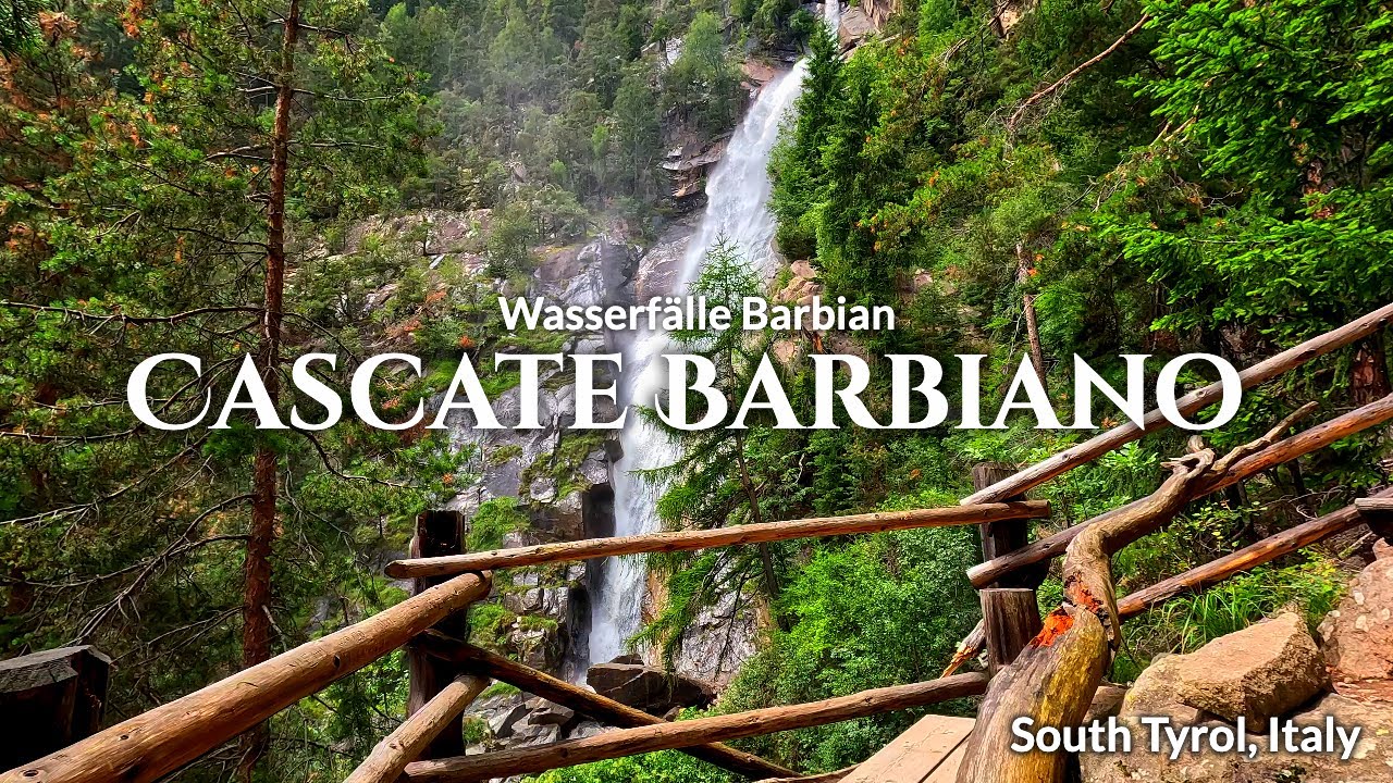 Cascate Barbiano | Wasserfälle Barbian Beautiful Waterfall in South ...